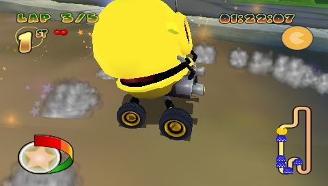Screenshot of Pac-Man World Rally (PSP, 2006) - MobyGames