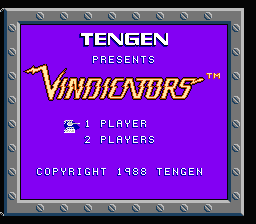 Screenshot of Vindicators (NES, 1988) - MobyGames