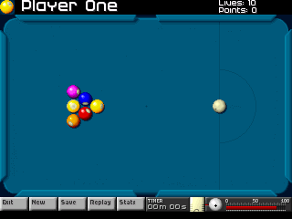 Screenshot of Arcade Pool (Amiga, 1994) - MobyGames
