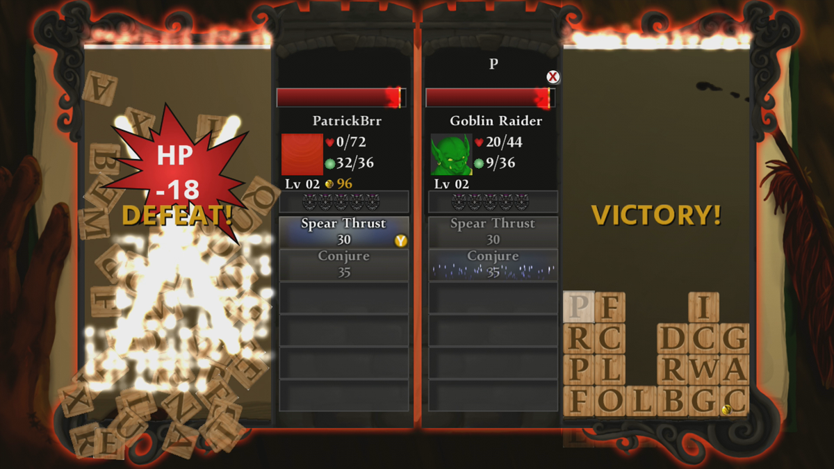 Screenshot of War of Words (Xbox 360, 2010) - MobyGames