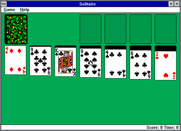 Microsoft Solitaire (1990) - MobyGames