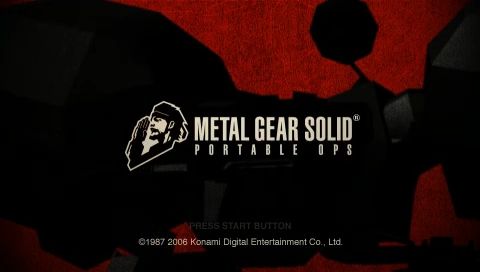Screenshot of Metal Gear Solid: Portable Ops (PSP, 2006) - MobyGames