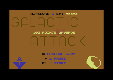 Galactic Attack (1984) - MobyGames