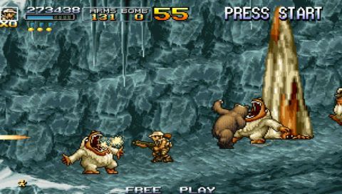 Screenshot of Metal Slug: Anthology (PSP, 2006) - MobyGames