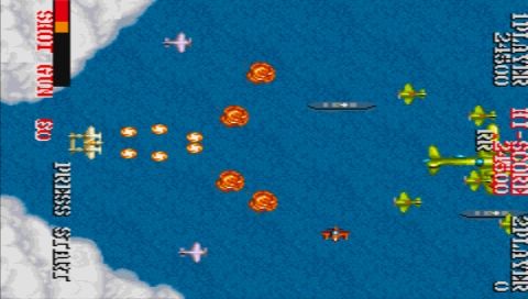 Screenshot of Capcom Classics Collection: Reloaded (PSP, 2006) - MobyGames