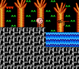Screenshot of Bonk's Adventure (NES, 1989) - MobyGames