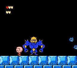 Screenshot of Bonk's Adventure (NES, 1989) - MobyGames