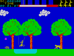 Screenshot of Jasper! (ZX Spectrum, 1984) - MobyGames