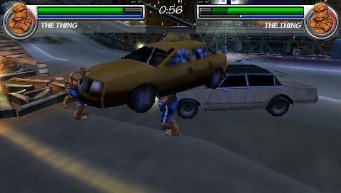 Screenshot of Marvel Nemesis: Rise of the Imperfects (PSP, 2005 ...