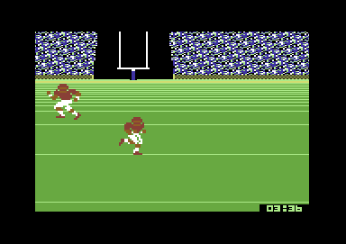 Screenshot of GFL Championship Football (Commodore 64, 1986) - MobyGames