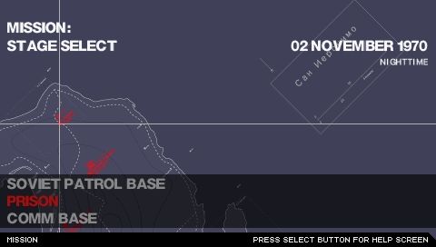 Screenshot of Metal Gear Solid: Portable Ops (PSP, 2006) - MobyGames