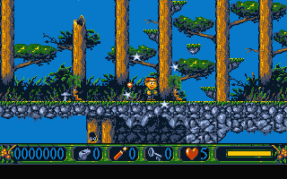 Screenshot of Nicky 2 (DOS, 1993) - MobyGames