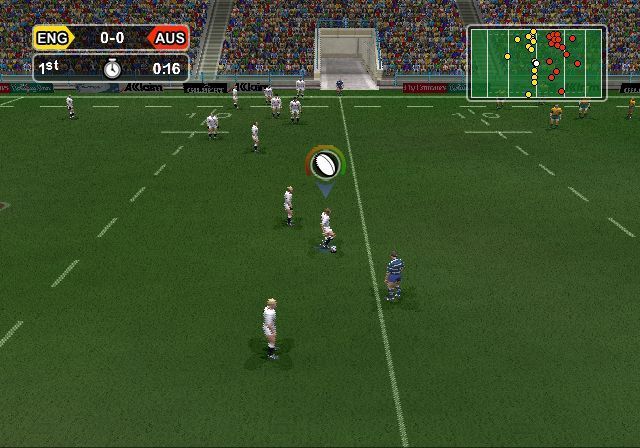 Screenshot of WCR: World Championship Rugby (PlayStation 2, 2004 ...
