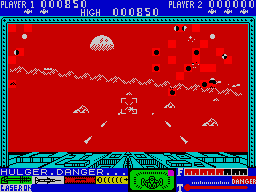 Screenshot of 3D Lunattack (ZX Spectrum, 1984) - MobyGames