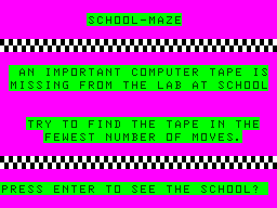 School Maze (1982) - MobyGames
