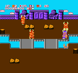 Screenshot of Chinese Hero (NES, 1984) - MobyGames