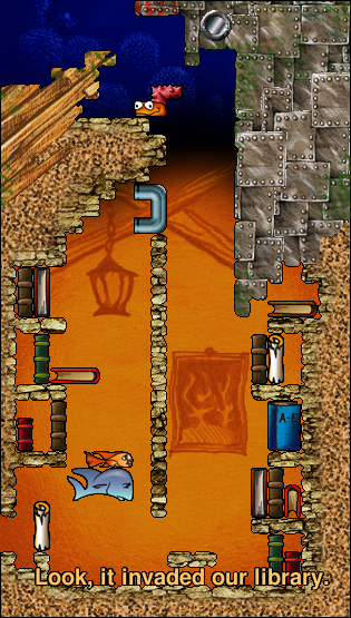 Screenshot of Fish Fillets (Linux, 1998) - MobyGames