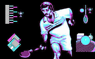 Screenshot of Jahangir Khan World Championship Squash (DOS, 1990) - MobyGames
