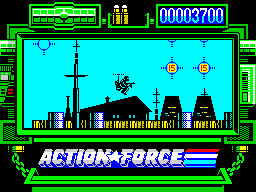 Screenshot of Action Force (ZX Spectrum, 1987) - MobyGames