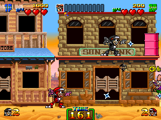 Screenshot of Charlie Ninja (Arcade, 1994) - MobyGames