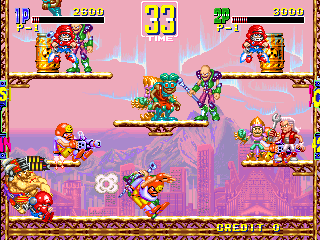 Screenshot of Funky Jet (Arcade, 1992) - MobyGames