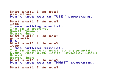 Screenshot of Pyramid of Doom (Commodore 64, 1979) - MobyGames