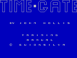 Screenshot of Time-Gate (ZX Spectrum, 1983) - MobyGames