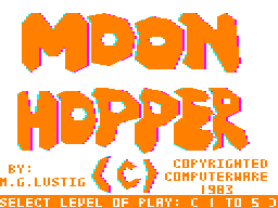 Moon Hopper (1983) - MobyGames