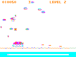 Screenshot of Moon Hopper (Dragon 32/64, 1983) - MobyGames