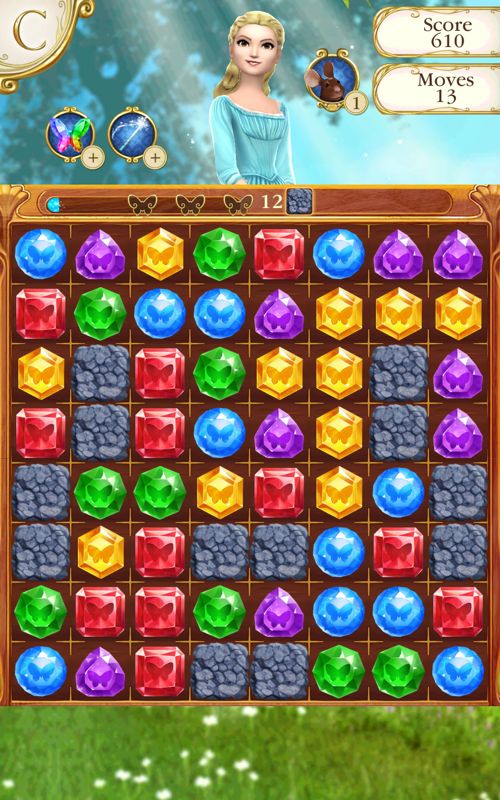 Screenshot of Cinderella: Free Fall (Android, 2015) - MobyGames