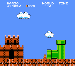 Screenshot of Super Mario Bros. (NES, 1985) - MobyGames