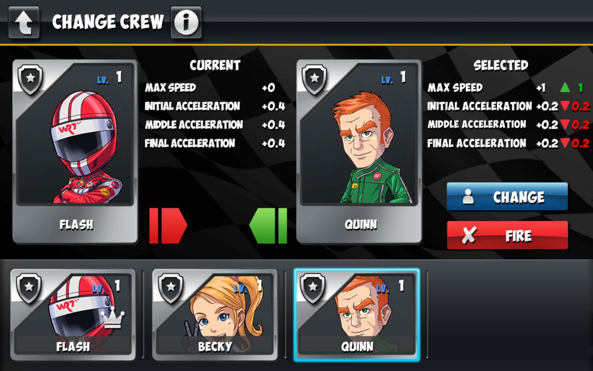 Screenshot of Mini Motor Racing WRT (Android, 2014) - MobyGames