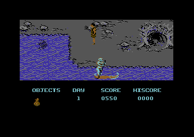 Screenshot of Dante's Inferno (Commodore 64, 1986) - MobyGames