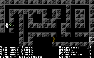 Screenshot of Dungeon Crawl (Commodore 64, 2015) - MobyGames