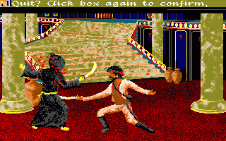 Screenshot of Sinbad and the Throne of the Falcon (Amiga, 1987) - MobyGames