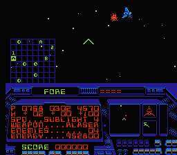 Screenshot of Destination Earthstar (NES, 1990) - MobyGames
