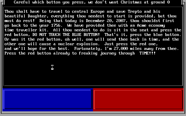 Screenshot of Quest ][ (DOS, 1995) - MobyGames