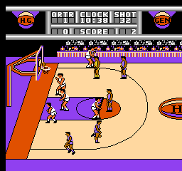 Screenshot of Harlem Globetrotters (NES, 1990) - MobyGames