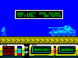 Screenshot of Action Force II: International Heroes (ZX Spectrum, 1988 ...