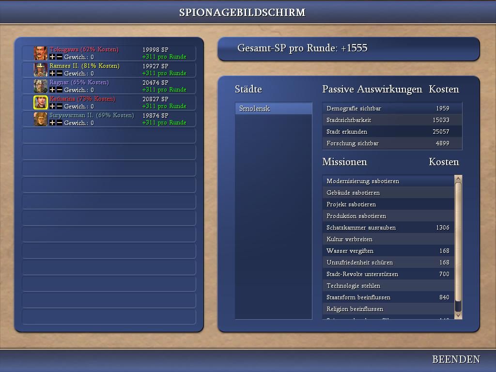 Screenshot of Sid Meier's Civilization IV: Beyond the Sword (Windows ...