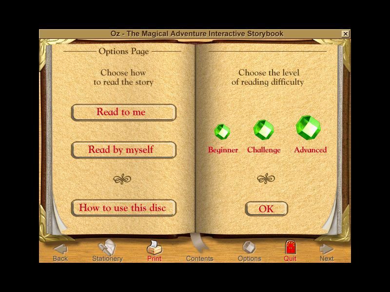 Screenshot of Oz: The Magical Adventure - Interactive Storybook ...