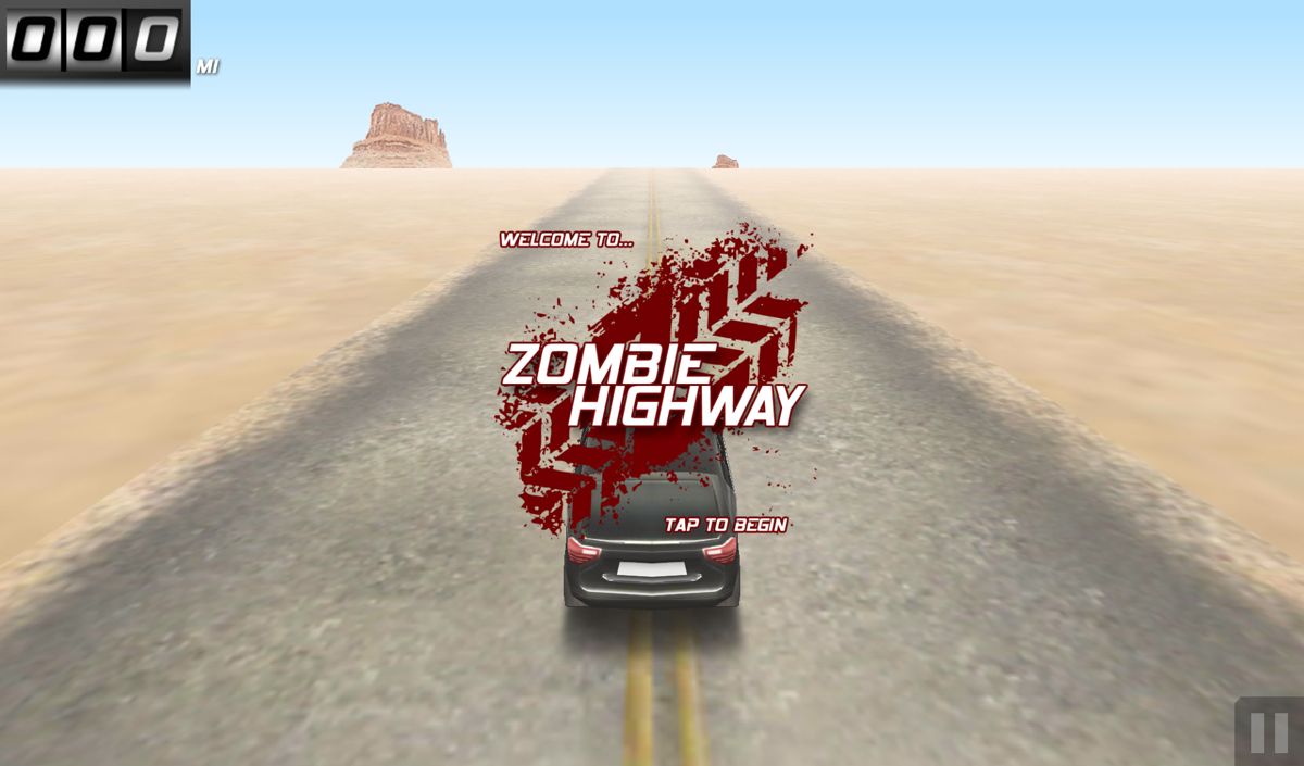 Screenshot of Zombie Highway (Android, 2010) - MobyGames