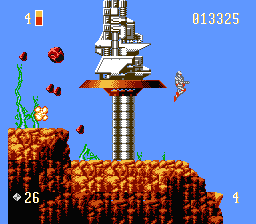 Screenshot of Super Turrican (NES, 1993) - MobyGames