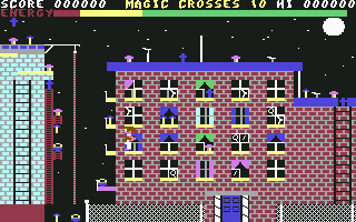 Screenshot of Chiller (Commodore 64, 1984) - MobyGames