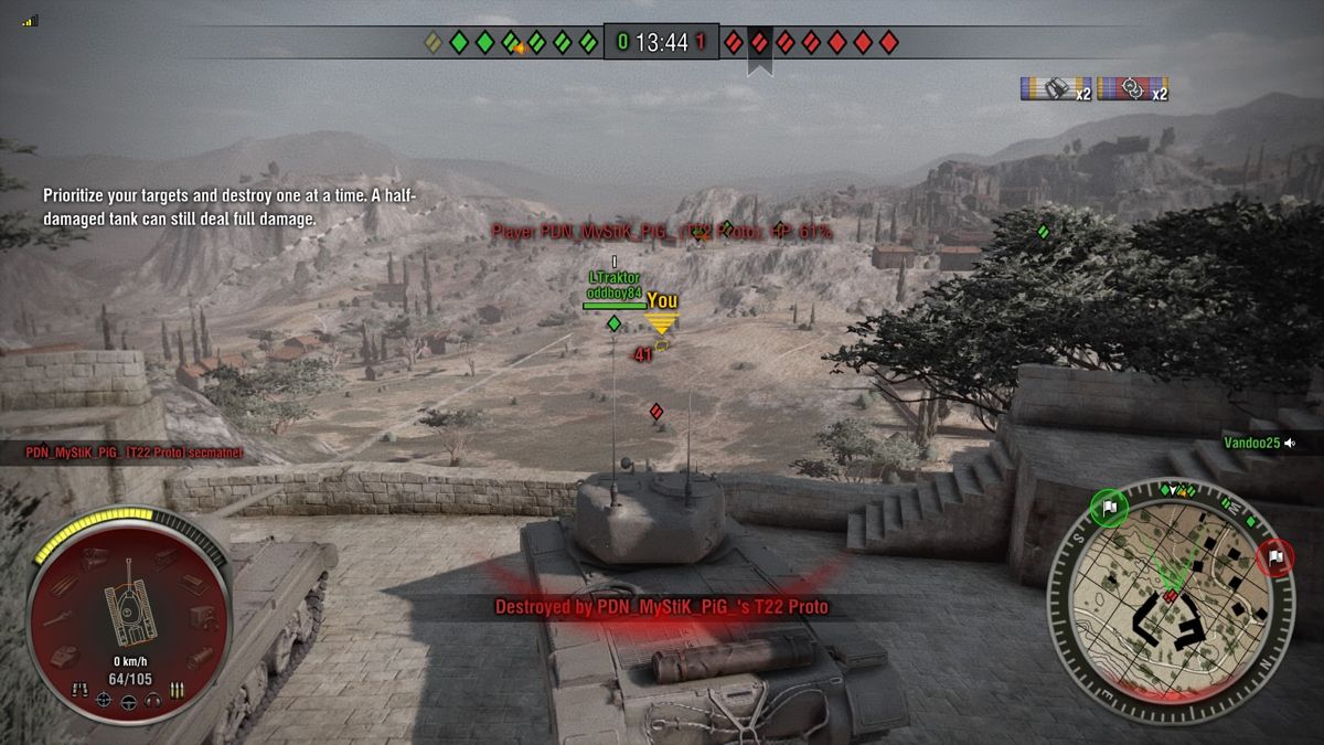 Screenshot of World of Tanks (PlayStation 4, 2015) - MobyGames