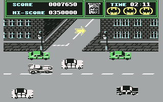 Screenshot of Batman (Commodore 64, 1989) - MobyGames