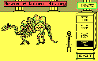 Screenshot of Designasaurus (DOS, 1988) - MobyGames