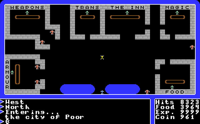 Screenshot of Ultima I (Apple IIgs, 1986) - MobyGames