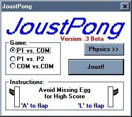 JoustPong (1998) - MobyGames