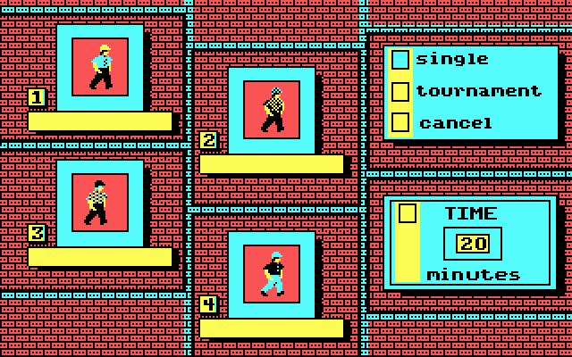 Screenshot of Soko-Ban (DOS, 1984) - MobyGames
